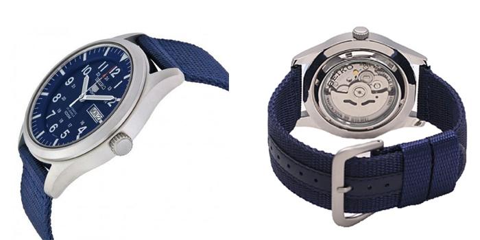 Mua Đồng Hồ Seiko 5 Automatic SNZG11J1 dây vải, máy automatic, Giá tốt