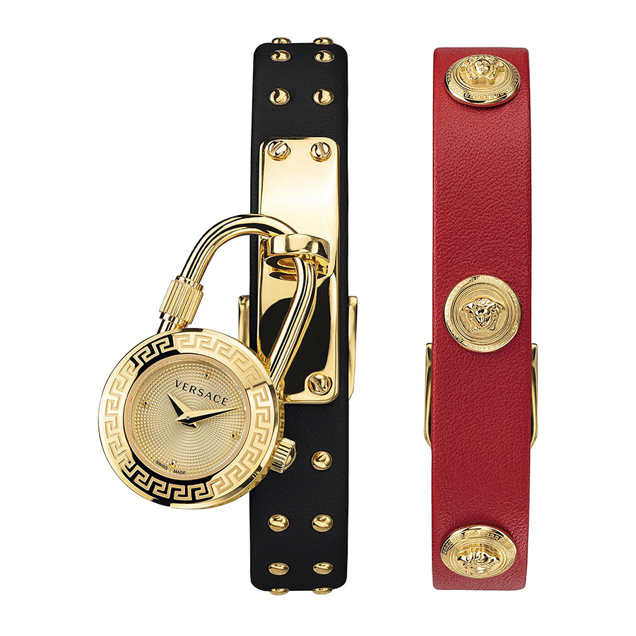 Mua Đồng Hồ Versace Medusa Lock Icon Red & Black 21.5mm - Versace - Mua ...