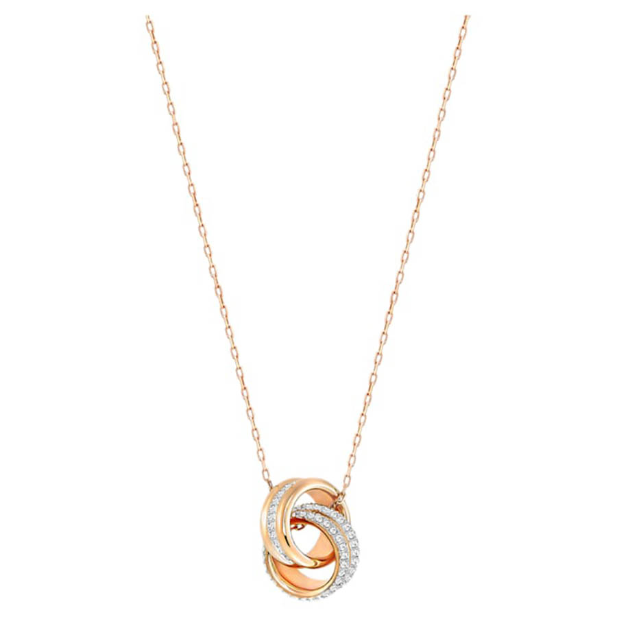 Mua Dây Chuyền Swarovski Further Pendantsmall, White, Rose Gold-Tone ...