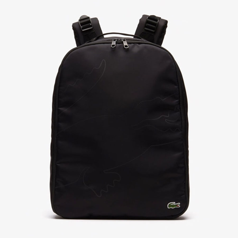 Mua Balo Lacoste Oversized Croc Backpack Màu Đen - Lacoste - Mua tại ...