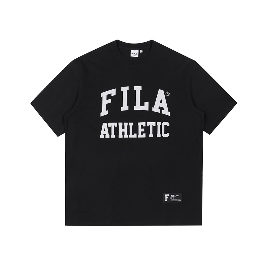 Mua Áo Thun Unisex Fila New Prep Arch Logo FE2RSC5141X-BLK Màu Đen ...