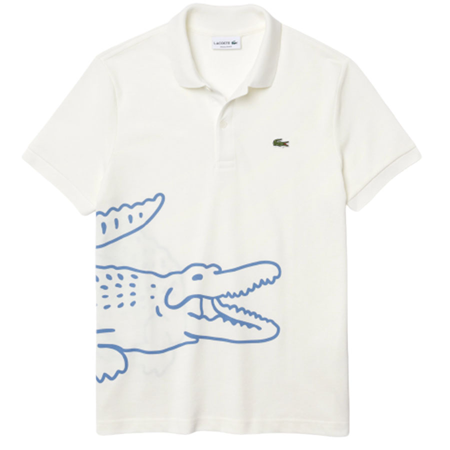 Mua Áo Polo Lacoste Men’s Regular Fit Crocodile Print Cotton Piqué Polo Shirt PH9739 70V Màu ...