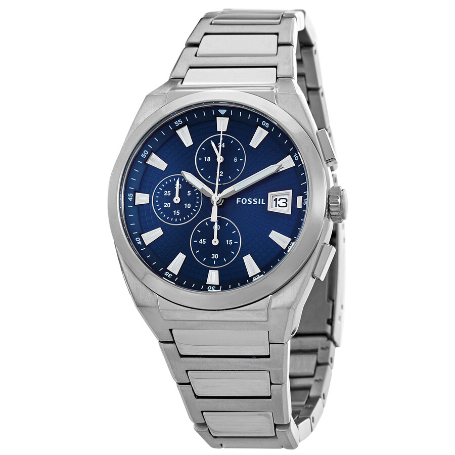 Mua Đồng Hồ Nam Fossil Everett Chronograph Quartz Blue Dial Men's Watch ...