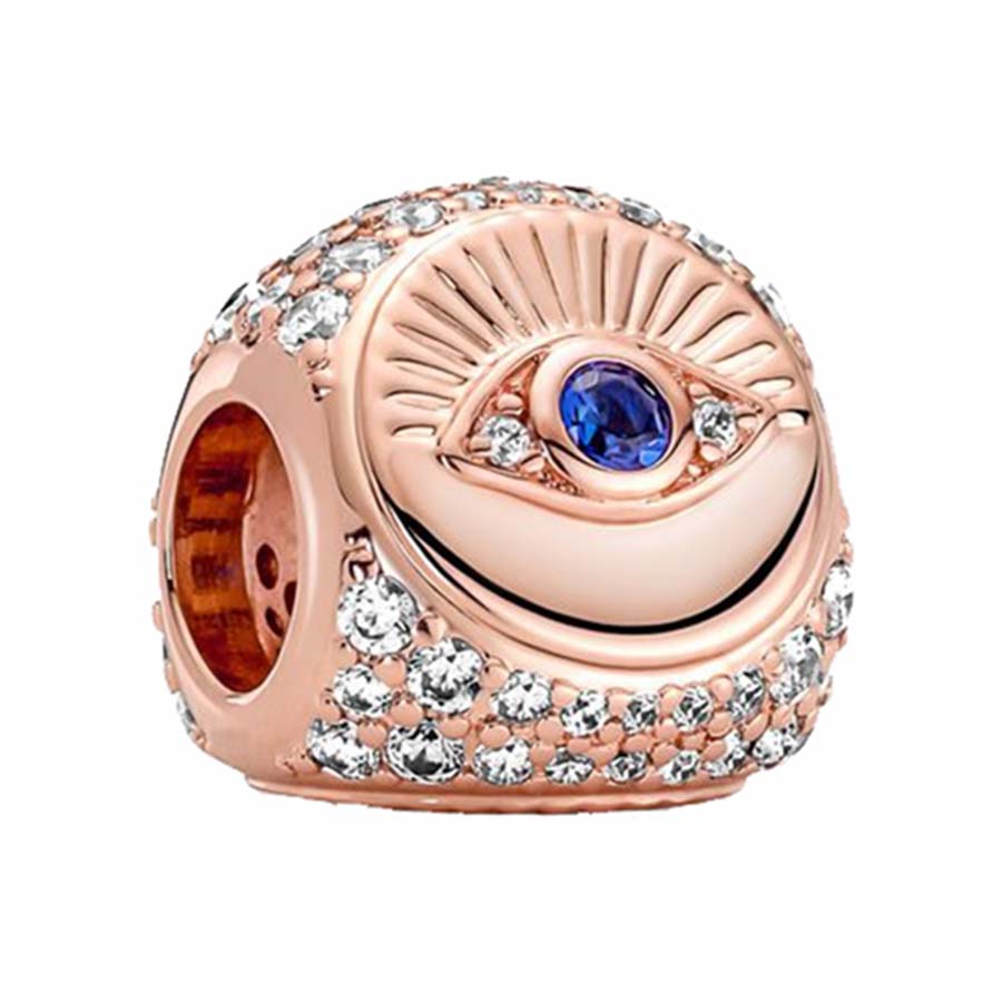 Mua Hạt Vòng Charm Pandora Hamsa All-Seeing Eye & Feather Three-Sided ...