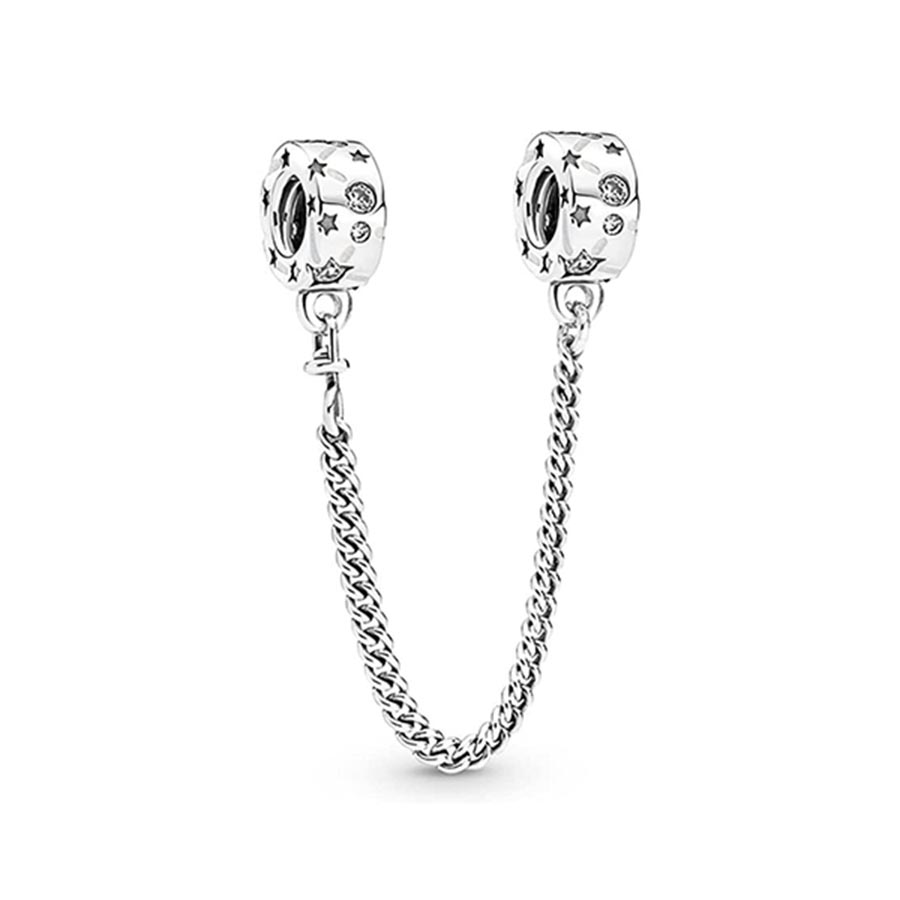 Mua Hạt Vòng Charm Pandora Stars & Galaxy Safety Chain 790011C01-05 Màu ...