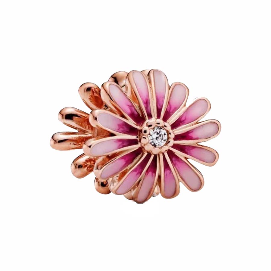 Mua Hạt Vòng Charm Pandora Pink Daisy Flower 788775C01 Màu Hồng ...