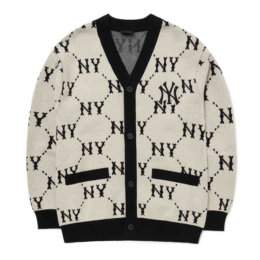 Mua Áo Cardigan MLB Monogram New York Yankees 3AKCM0224-50CRS Màu Đen ...
