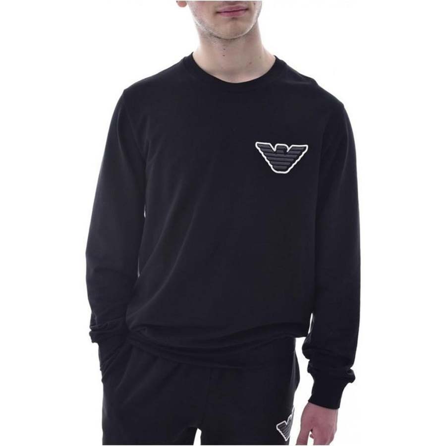 Mua Áo Nỉ Nam Emporio Armani 111785 2R575 Màu Đen Size M - Emporio ...