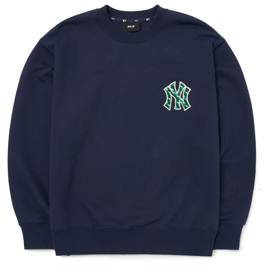 Mua Áo Nỉ Sweater MLB Cube Monogram Big Logo Overfit Sweatshirt New ...