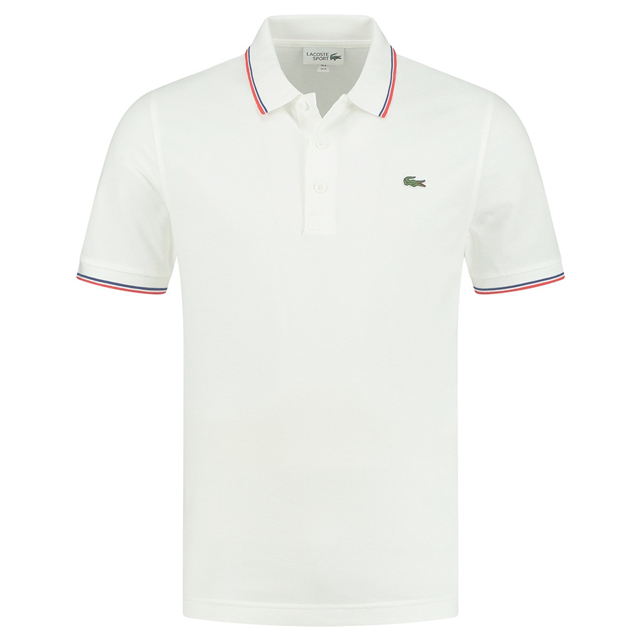 Mua Áo Polo Lacoste Men's Ribbed White/Corrida-Cosmic YH7900 00 SM8 Màu Trắng Size M - Lacoste ...