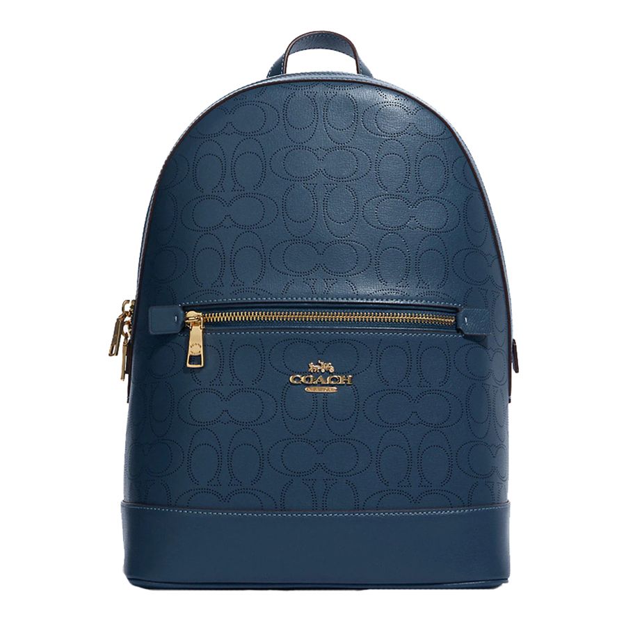 Mua Balo Coach Kenley Backpack In Signature Leather CA237 Màu Xanh Navy ...
