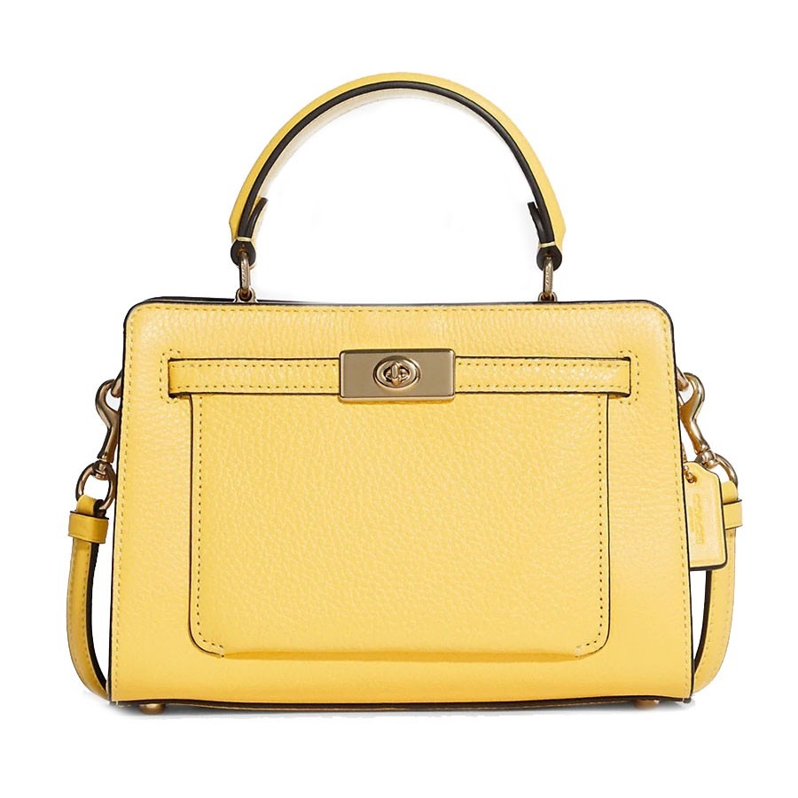 Mua Túi Đeo Chéo Coach Mini Lane Top Handle In Retro Yellow C8320 Màu ...
