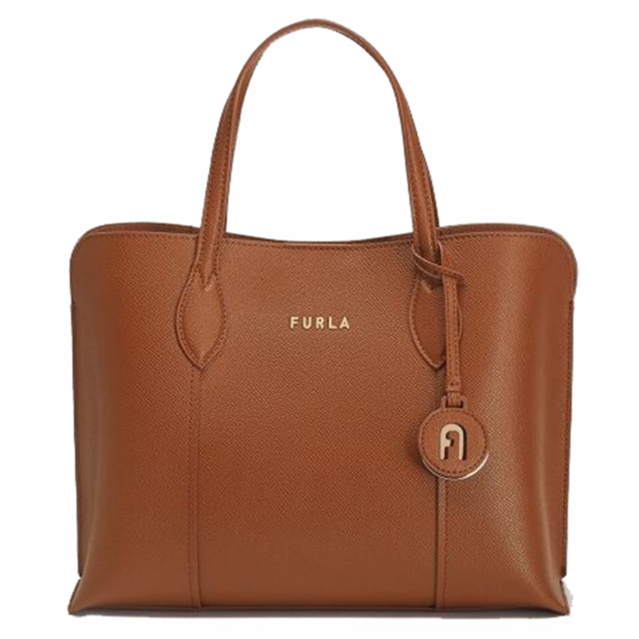 Mua Túi Tote Furla Vittoria M Cognac Màu Nâu - Furla - Mua tại Vua Hàng Hiệu h056983