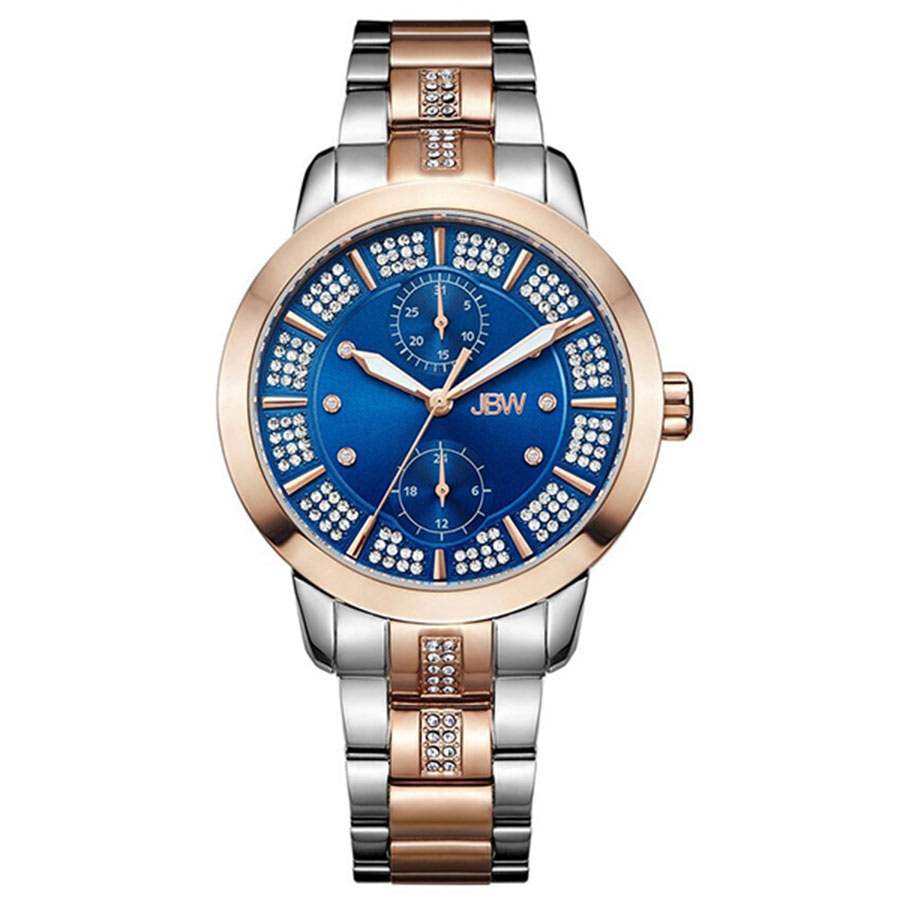 Mua Đồng Hồ Nữ JBW Lumen Blue Dial Diamond Ladies Watch J6341C Phối Màu ...