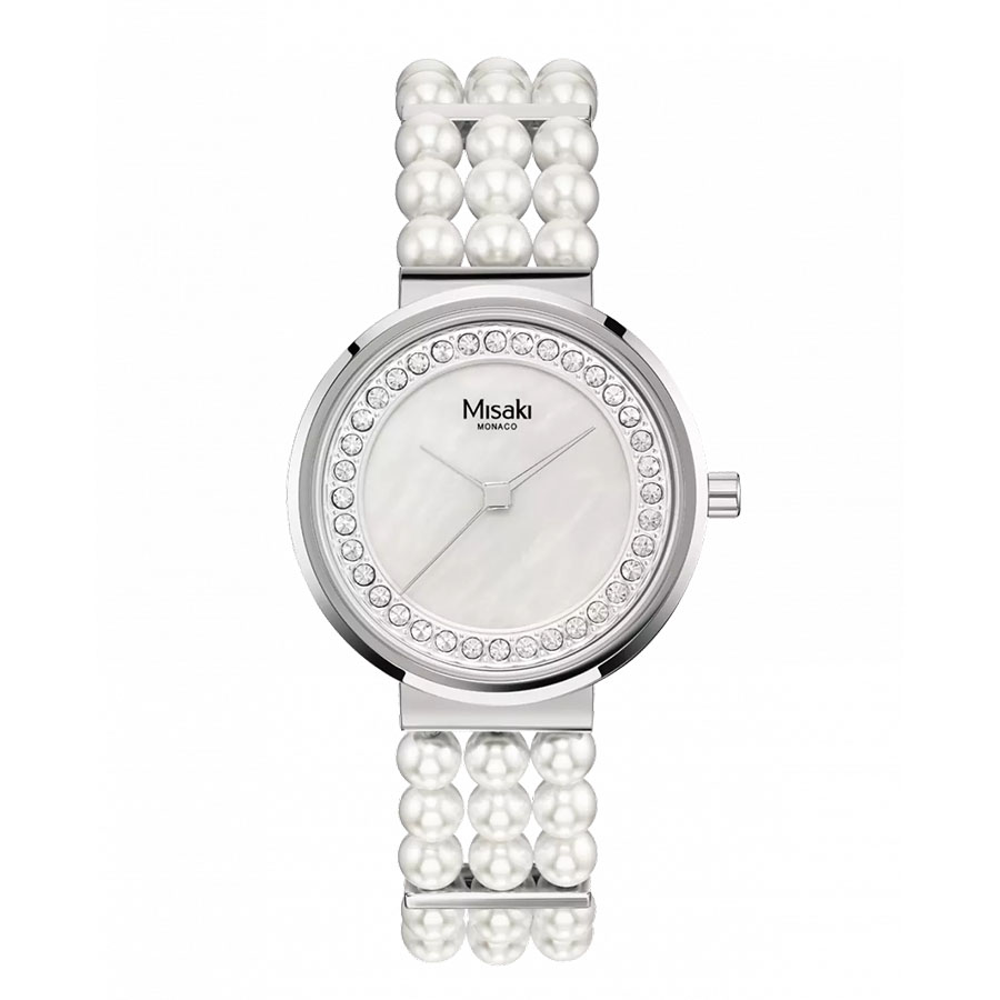 Mua Đồng Hồ Nữ Misaki Monaco ELLA Pearl Watch With White Artisan Pearls ...
