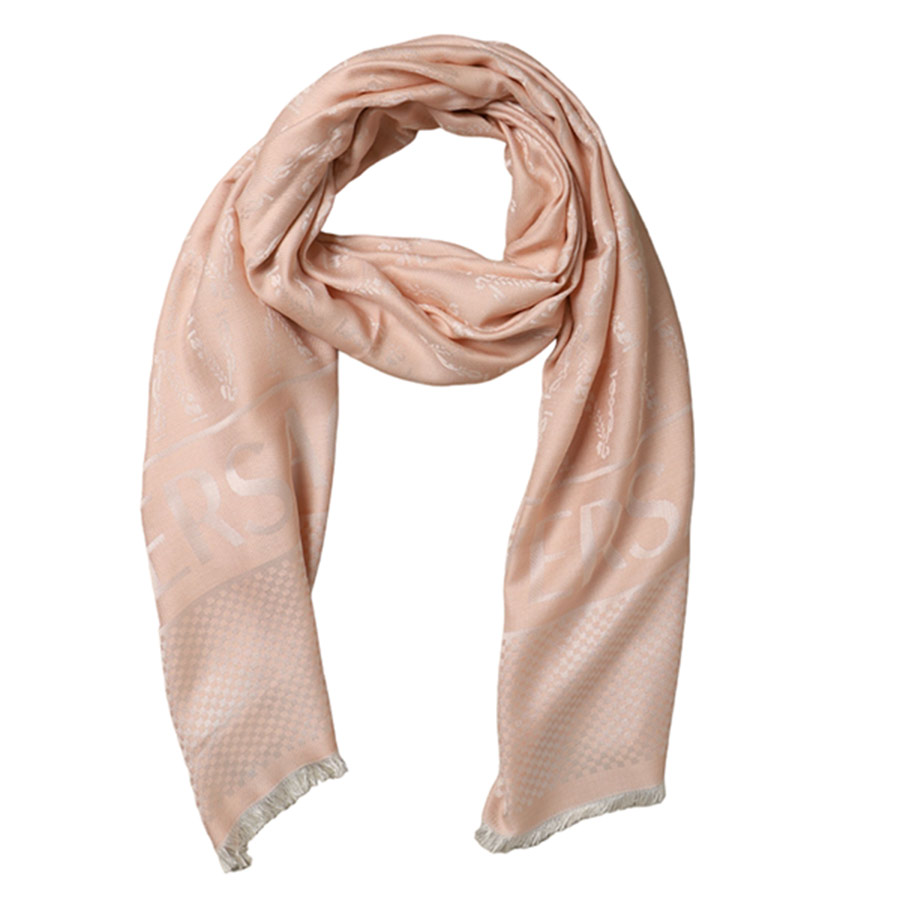 Mua Khăn Quàng Cổ Versace Jacquard Scarf In Silk And Wool Màu Hồng ...