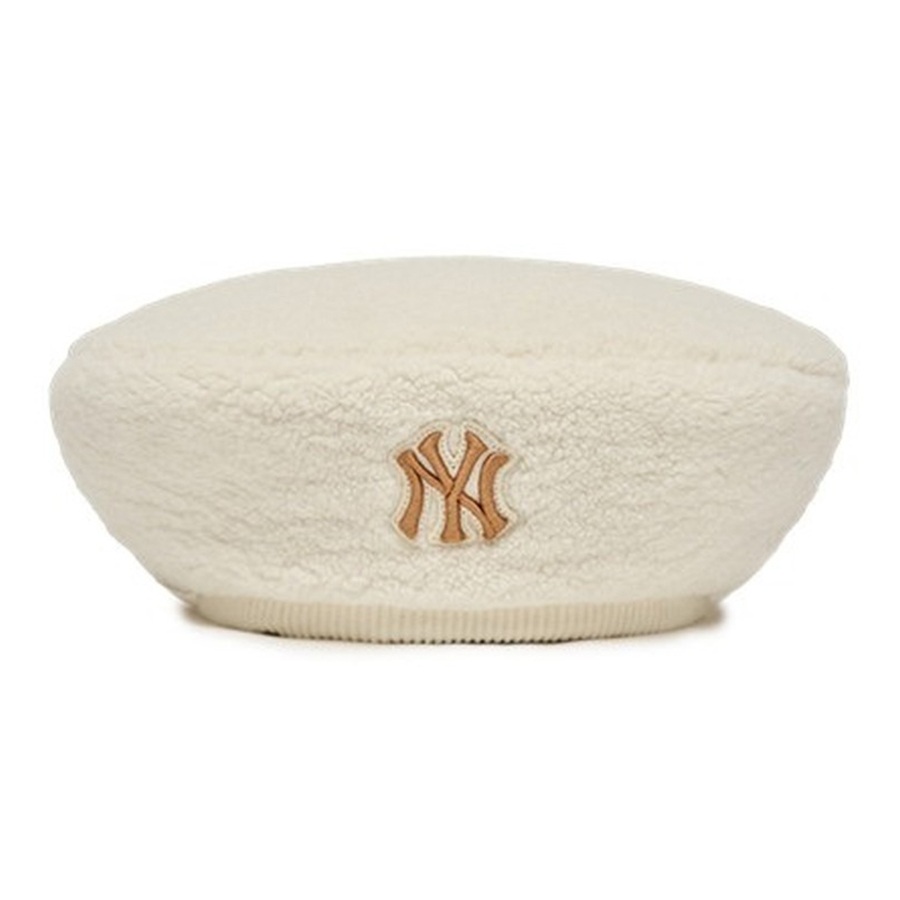 Mua Mũ MLB Flex Beret New York Yankees 3ACBF0126-50CRS Màu Trắng Kem ...