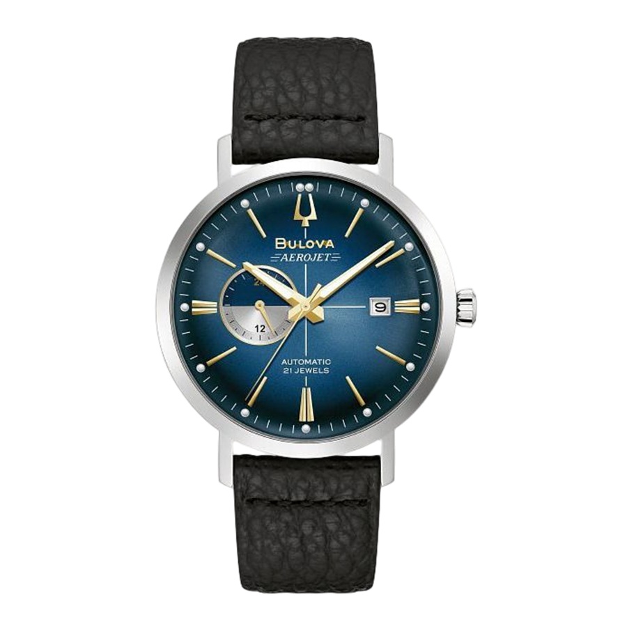 Mua Đồng Hồ Nam Bulova Aerojet Chronograph Automatic Blue Sunray Dial ...