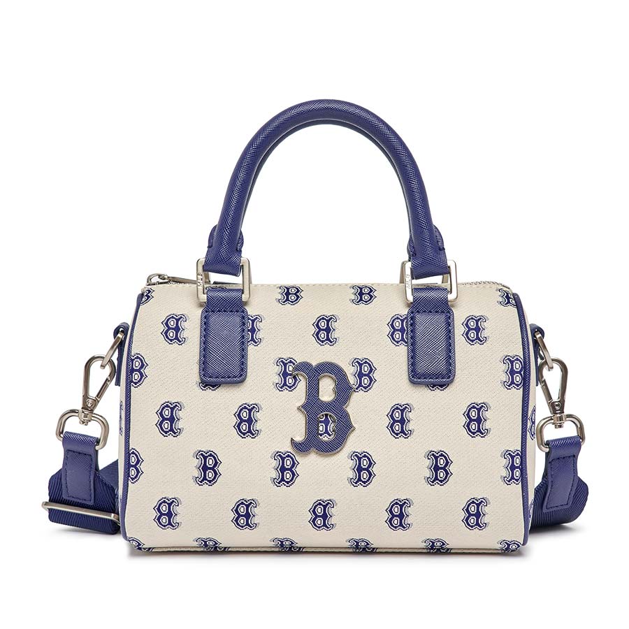 Mua Túi Xách MLB Classic Monogram Jacquard Boston Bag Boston Red Sox ...