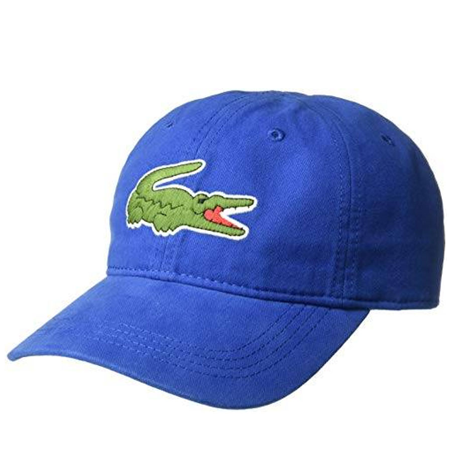 Mua Mũ Lacoste Men's Big Croc Gabardine Cap Blue Nam, màu xanh blue ...