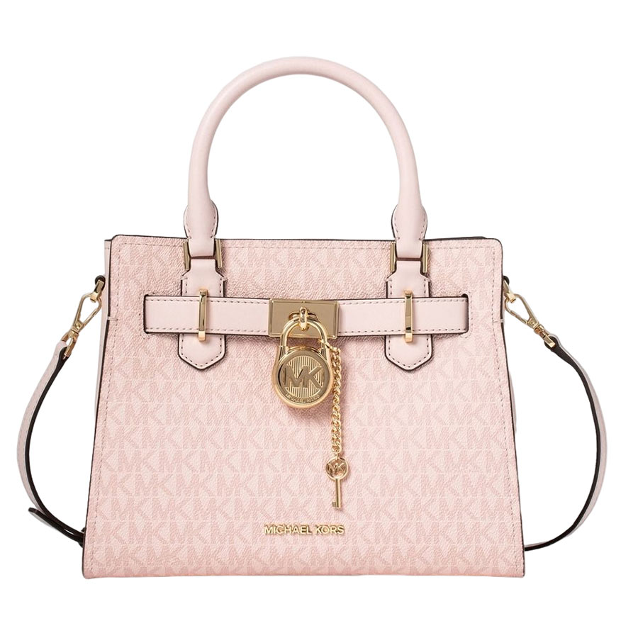 Mua Túi Xách Michael Kors Hamilton Satchel Small MK Signature ...