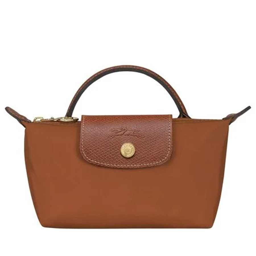 Mua Túi Xách Longchamp Pouch With Handle Le Pliage Original 34175089504 Màu Nâu - Longchamp ...