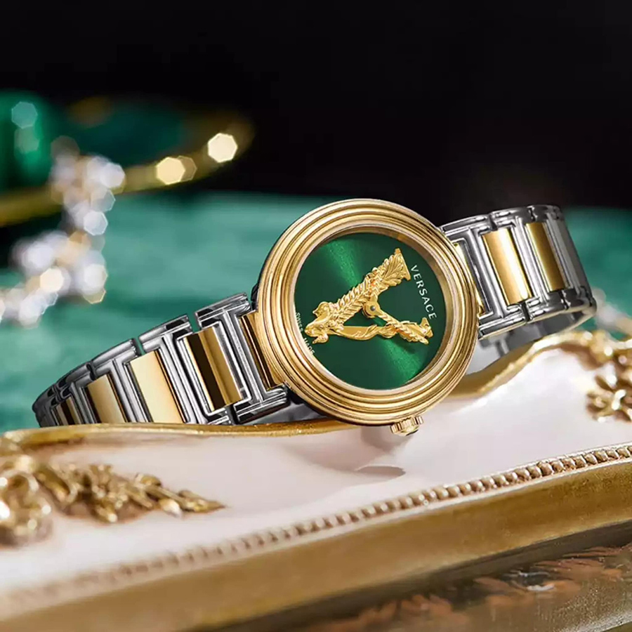 Mua Đồng Hồ Nữ Versace Virtus Mini Màu Demi (Vàng-Bạc) - Versace - Mua tại Vua Hàng Hiệu h086342