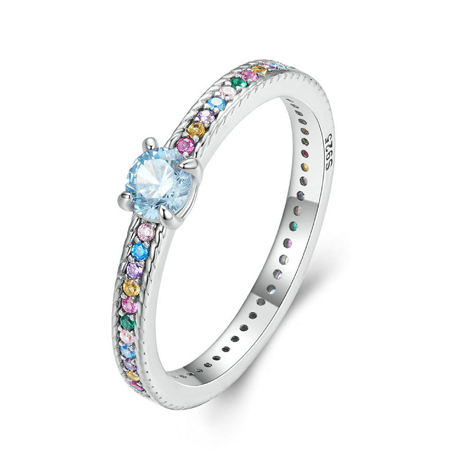 Mua Nhẫn Nữ Kya Jewel Basic Khảm Đá CZ Màu Cao Cấp R172 Phối Màu - Kya ...